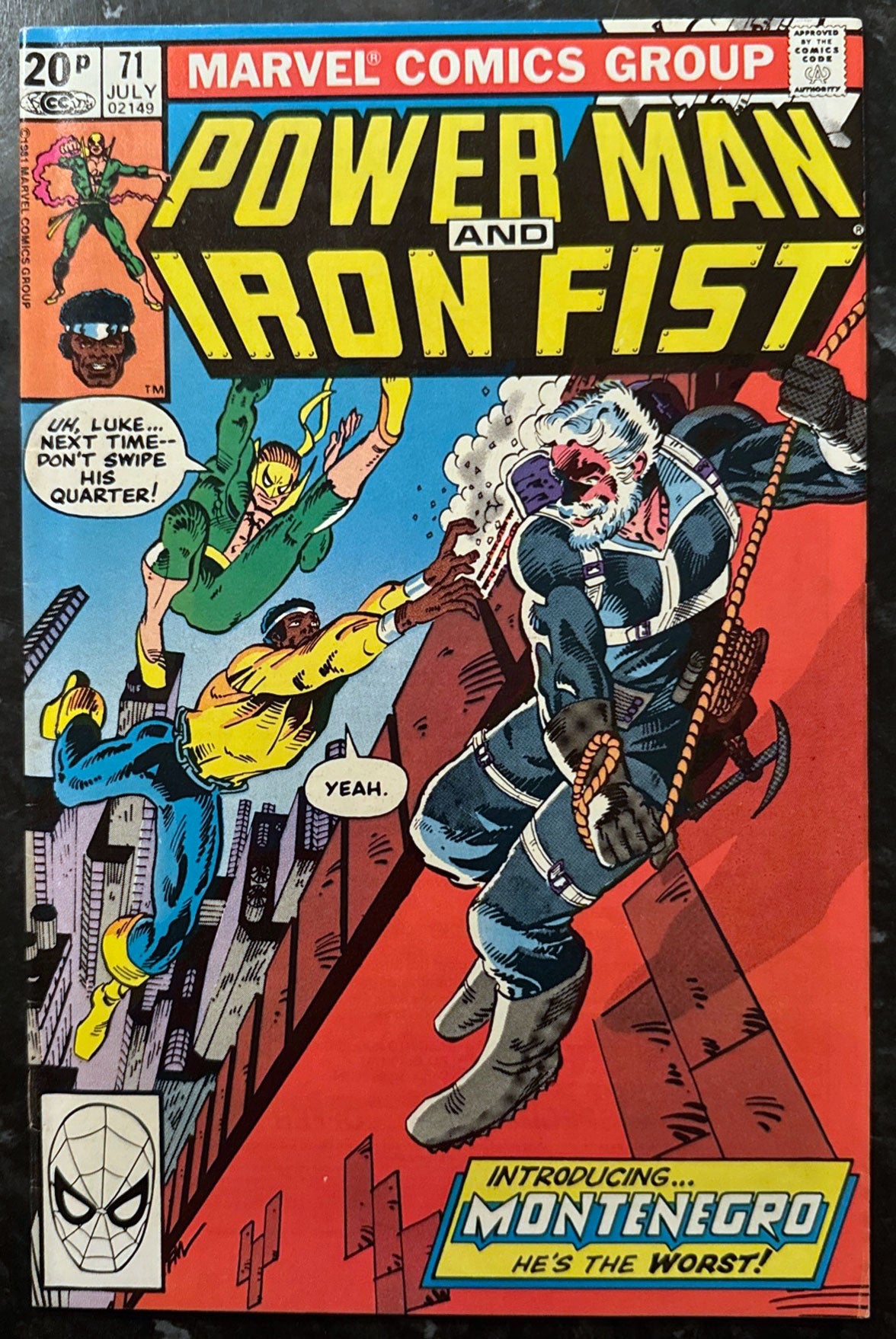 Power Man and Iron Fist Vol. 1 #71 (1981) – monkeyrocks comics